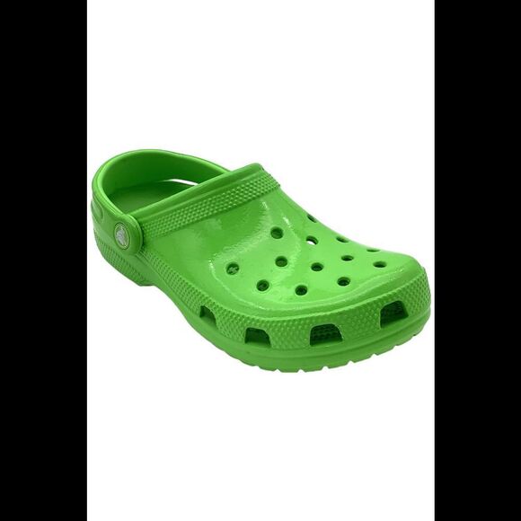 CROCS | Shoes | Crocs Womens Classic Clog Neon Highlighter Green Medium ...